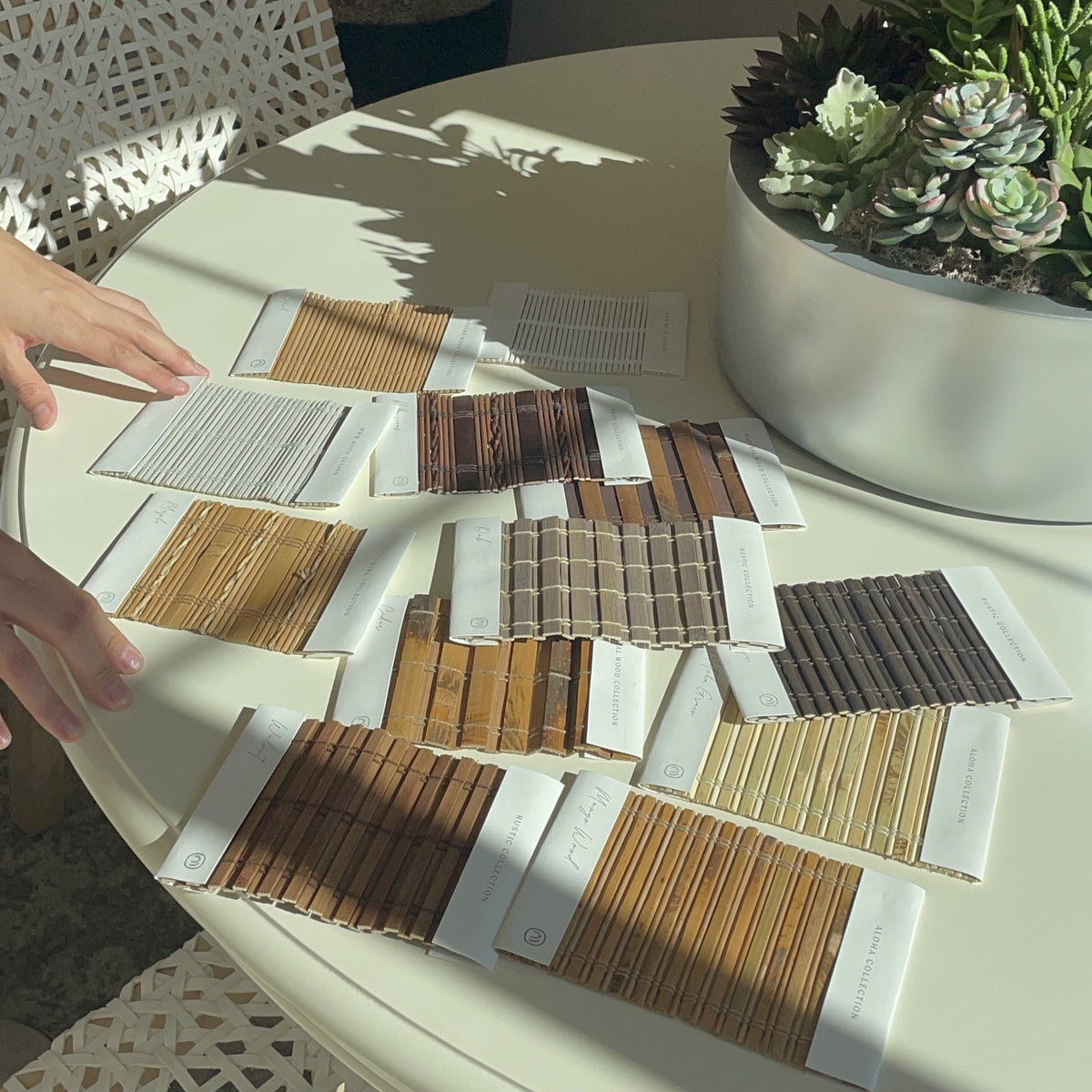 Bamboo Shade Swatches — MOOD